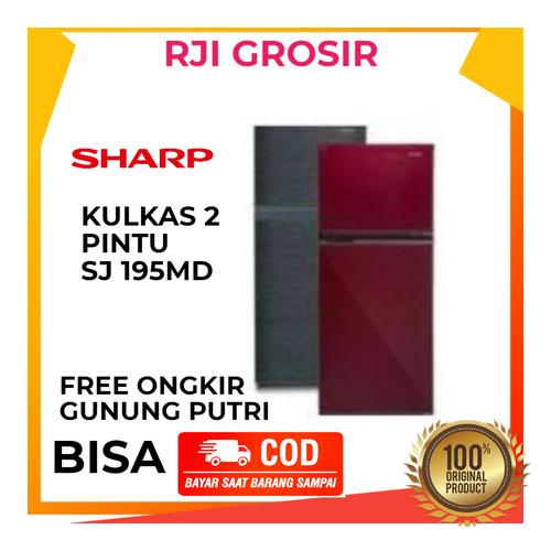 Jual KULKAS SHARP SJ 195 MD LEMARI ES 2 PINTU SJ195MD SJ 195MD - Kab ...