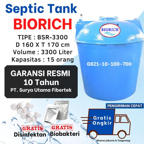 Jual Biotech, Biofil, Biotank, Tangki Septic Tank Bio Anti Penuh 3000 ...