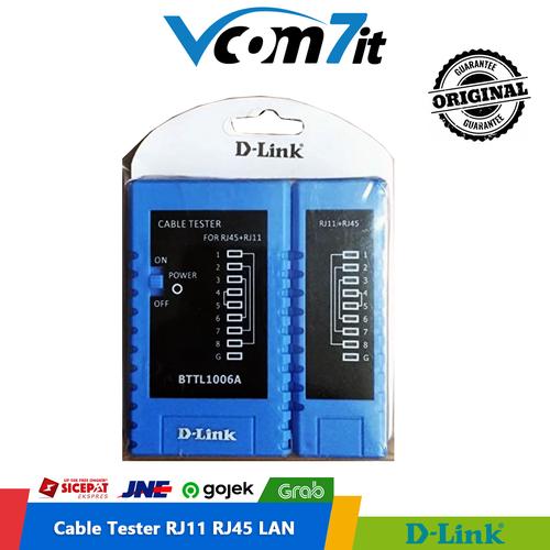Jual D-Link Cable Tester RJ45 RJ11 CAT5 CAT6 UTP Kabel LAN Test ...