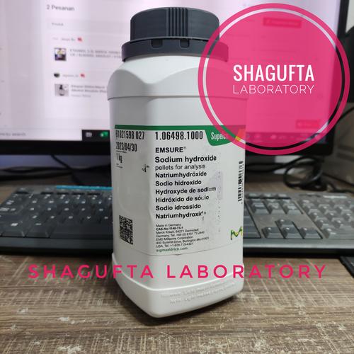 Jual Sodium Hydroxide / Natrium Hidroksida / NaOH Pro Analis Merck ...