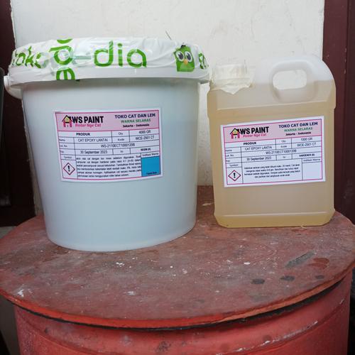 Jual cat epoxy lantai dan dinding-epoxy coating-epoxy multilayer - Biru ...