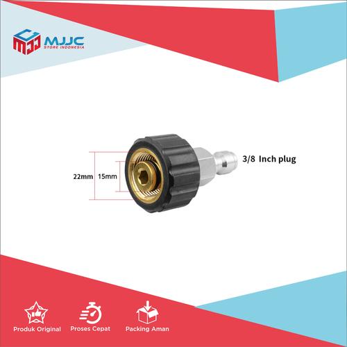 Jual M22-15 Male / Female To 3/8 Inch Quick Connector Plug Thread ...