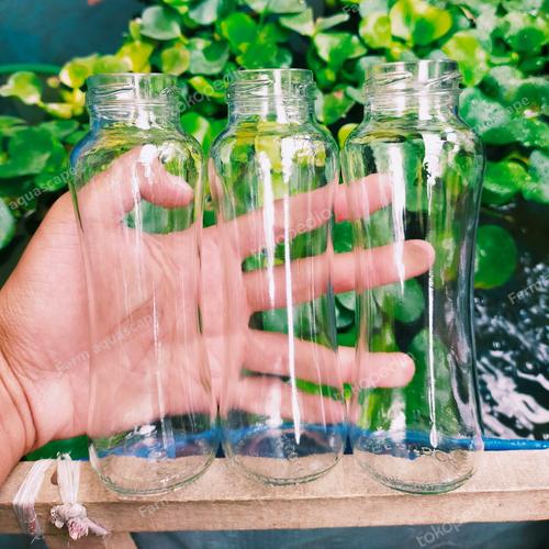 Jual Botol Bening Vas Bunga Air / Botol Ikan Cupang Hias / Botol ...