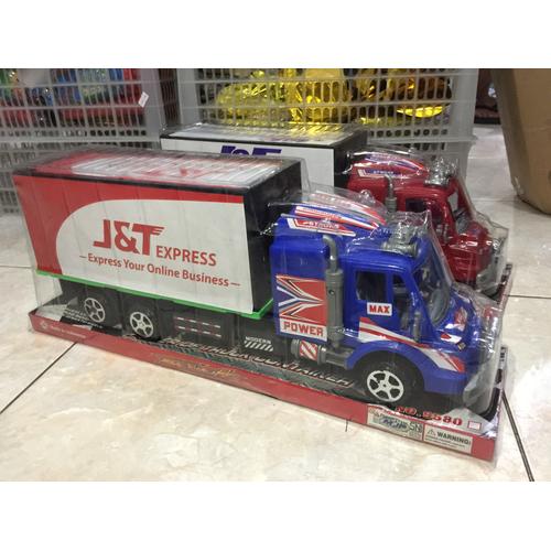 Jual KADO MAINAN ANAK LAKI COWOK MOBIL TRUK BOX KONTAINER EXPEDISI JNT ...
