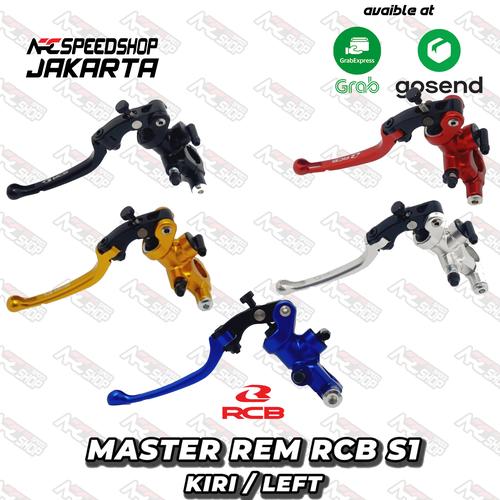 Jual RCB Forged Master Brake Pump Rem Radial S1 14MM Kiri - BLUE ...