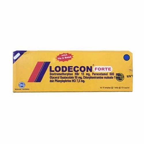 Jual lodecon forte obat batuk pilek kuning 100's 100tablet 100tab / box ...