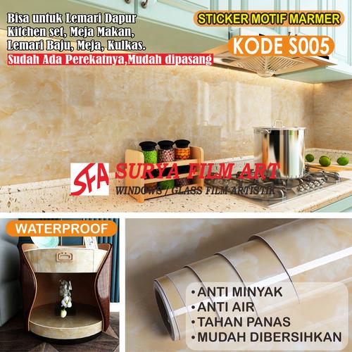 Jual Termurah!! Stiker motif marmer untuk meja dapur, Kitchen set ...