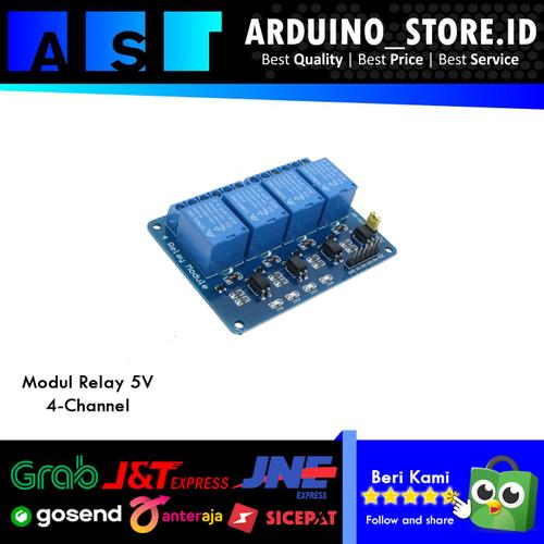 Jual MODUL RELAY 5V 4 CHANNEL OUTPUT 250VAC 30VDC 10A WITH OPTOCUPLER ...