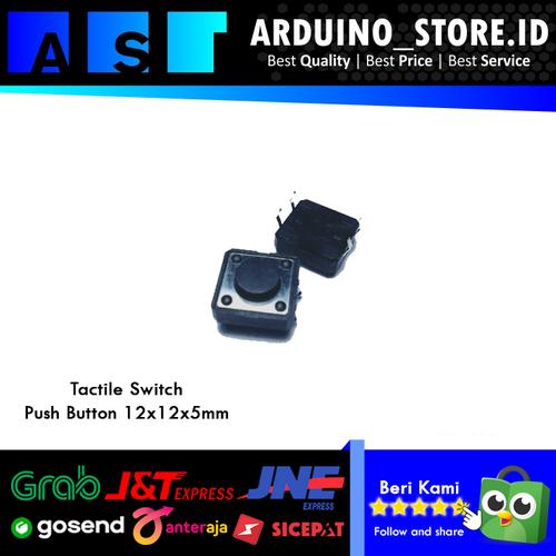 Jual TACTILE SWITCH PUSH BUTTON TC-1212T 12x12x5 MM FOR ARDUINO - Kota ...