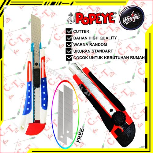 Jual Cutter Cuter Kater Besar Pisau Potong Kertas Serbaguna Tri Blade ...