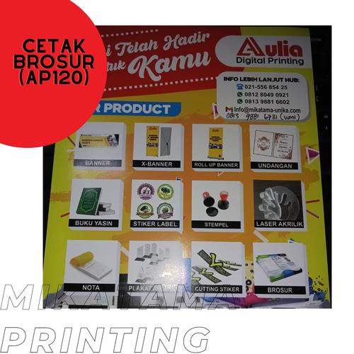 Jual Cetak Brosur Art Paper 150 / Custom - Kab. Tangerang - Mikatama ...