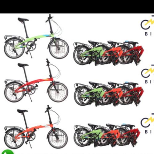 Jual Sepeda Lipat - Folding Bike Dahon Ion Ohio 120"/9 SP/ Sora - Hijau - Kab. Bekasi - mvbike ...