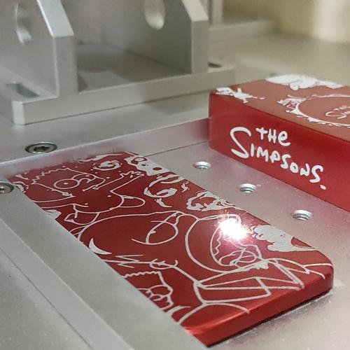 Jual Box CNC Model V3 Laser Engraved Desain logo gambar bebas - gold ...