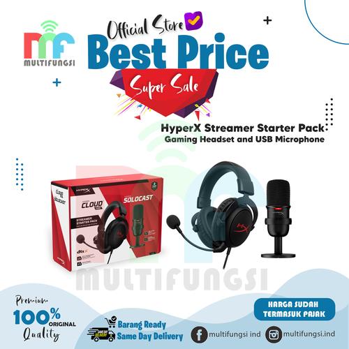 Jual HyperX Streamer Starter Pack Gaming Headset and USB Microphone - Kota Surabaya ...