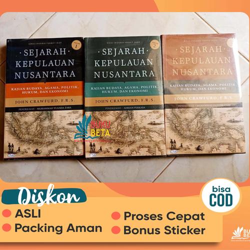 Jual Paket Buku Sejarah Kepulauan Nusantara - John Crawfurd - Kab ...