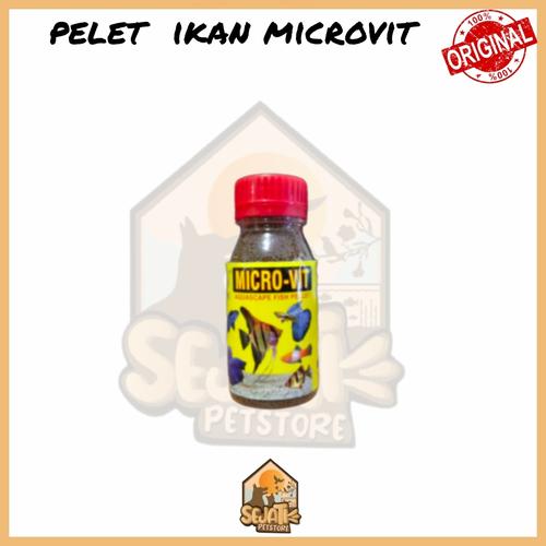 Jual pelet microvit micro-vit mikrovit mikro vit pakan ikan hias ...