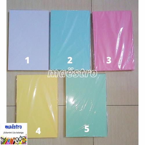 Jual Kertas BC F4 Putih / Hijau / Biru / Kuning/ Merah Muda / Kertas ...