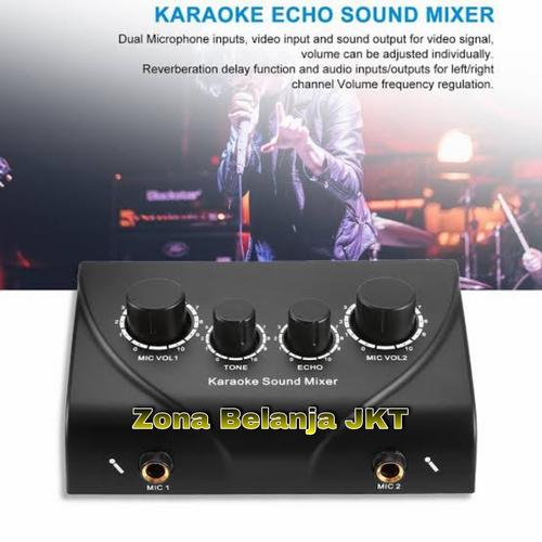 Jual Mini Mixer Audio Karaoke Mic Echo Tone Audio 2 Channel - Jakarta Barat - Zona Belanja JKT ...