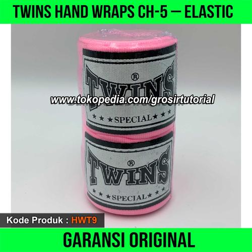 Jual Handwrap Twins Original CH-5 Elastic, Twins Hand Wraps CH-5 Asli ...