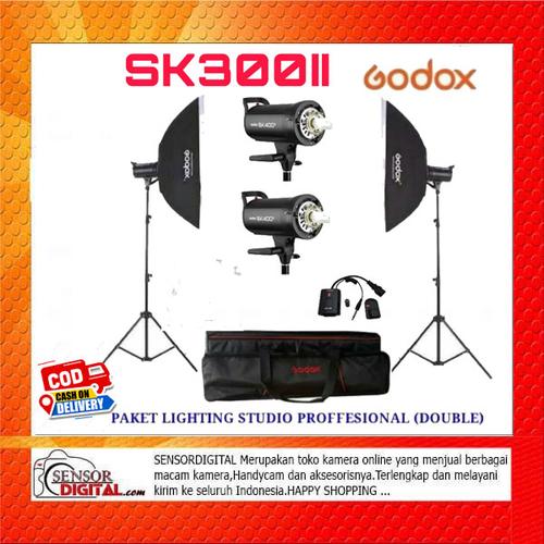 Jual Paket Godox SK300II SK-300II Lighting Studio Set With softbox SK ...