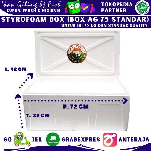 Jual STYROFOAM BOX AG 75 LOW STANDAR - Jakarta Timur - IKAN TENGGIRI ...