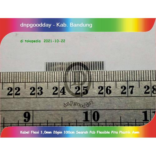 Jual Kabel Flexi 1,0mm 26pin 100cm Searah Pcb Flexible Pita Plastik Awm ...