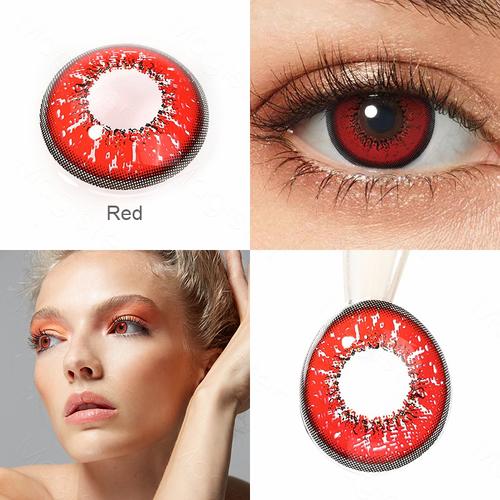 Jual RCS MAGISTER Softlens Cosplay halloween softlens merah kuning biru ...