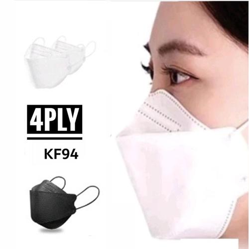Jual Masker KF94 isi 10 4ply Masker 3D Face Mask Kf 94 Earloop Mask ...