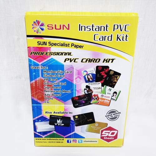 Jual SUN Kertas PVC ID Card 0.76 Super White isi 50 - Kota Medan - SRC ...