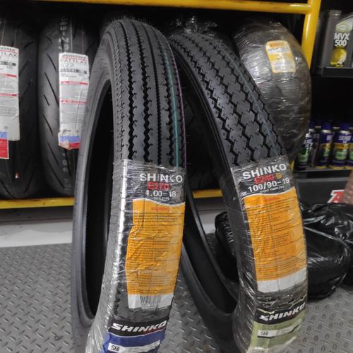 Jual Shinko E270 E240 Classic 400-18 + 100/90-19 ban custom - Jakarta Selatan - Ree Ban | Tokopedia