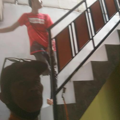 Jual relling tangga besi minimalis modern kombinasi GRC - Kab. Bekasi ...