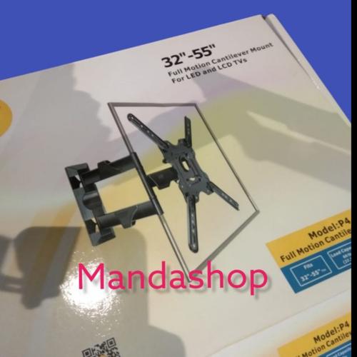 Jual North Bayou NB P4 Bracket tv led briket lcd Swivel Belok kiri ...