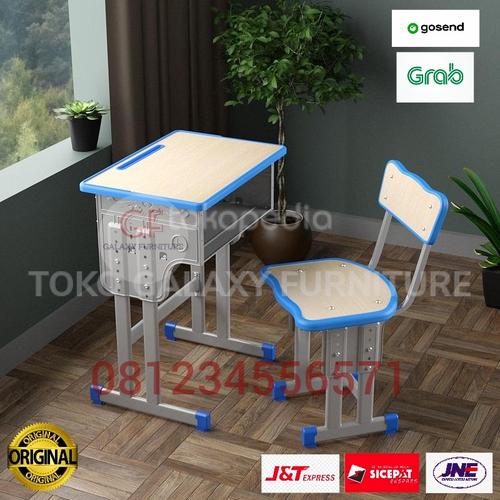 Jual satu set meja belajar/satu set meja sekolah/meja komputer/meja ...