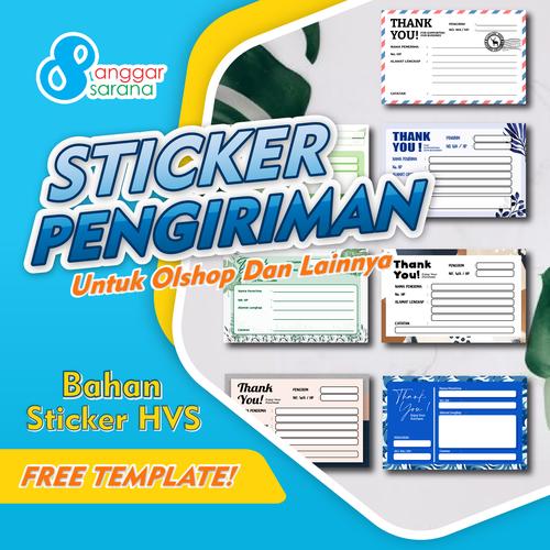 Jual STICKER PENGIRIMAN UKURAN 10X6,5 CM MIN.ORDER 100 PCS - Jakarta ...