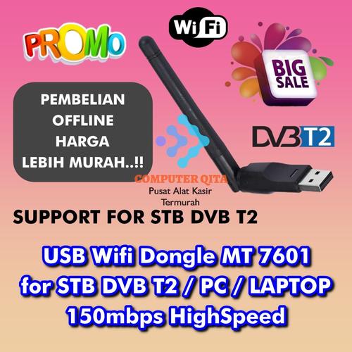 Jual USB Wifi Dongle MT 7601 for STB DVB T2 / PC / LAPTOP 150mbps HighSpeed - Kota Bandung ...