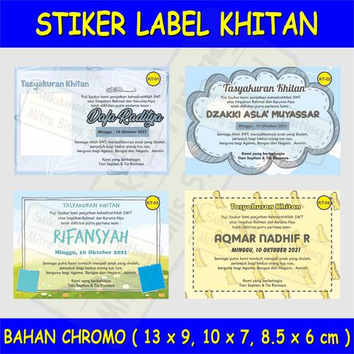 Jual Stiker Label Khitan, Sticker Label Khitan - Kab. Bandung ...