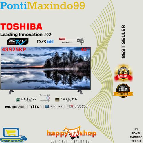 Jual TV LED TOSHIBA DIGITAL 43 INCH FULL HD 43S25KP - Kota Bekasi ...