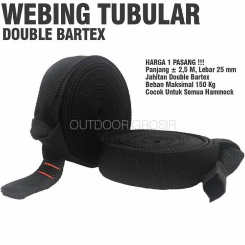 Jual Tali Hammock Tali Webbing Tubular 2.5 m X 2.5 cm Double Bartex - Kab. Bekasi - Arfak ...