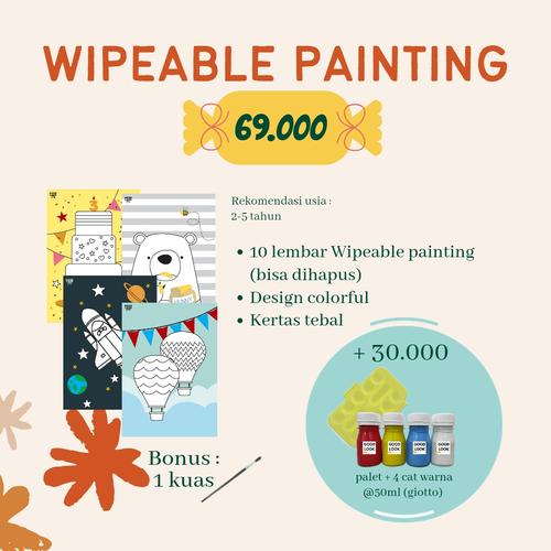 Jual Wipeable Painting (aktivitas mewarnai balita) - Tanpa Cat - Kota ...
