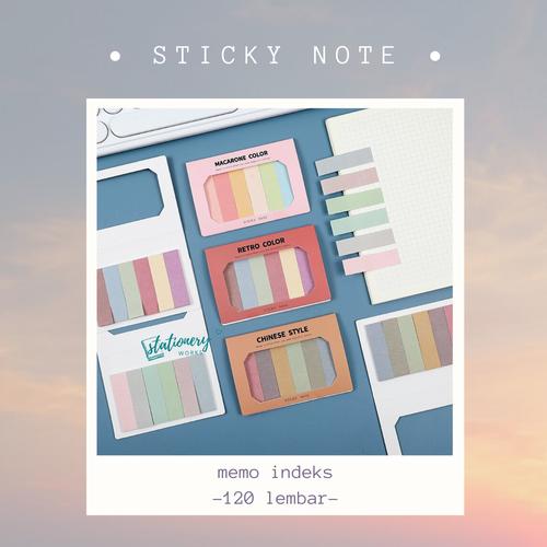 Jual Sticky notes tabs memo indeks Gradasi Pastel -jurnal planner ...