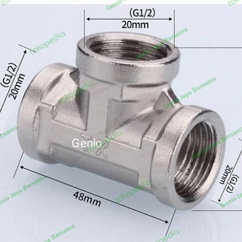 Promo Tee Drat Dalam Ukuran 1/2 inchi Stainless SUS 304 - A - Kota Pematang Siantar - Genio Jaya ...