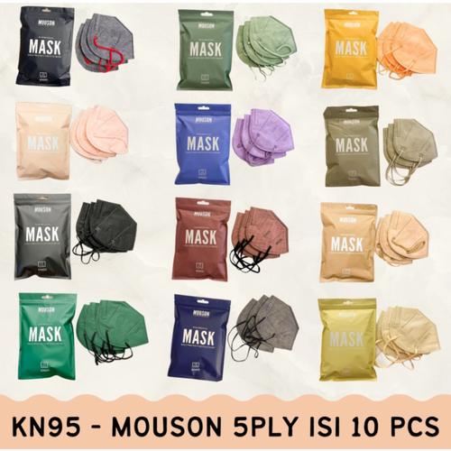 Jual [ MOUSON ] Masker KN95 Earloop Premium KN95 5 Ply isi 10 Pcs ...