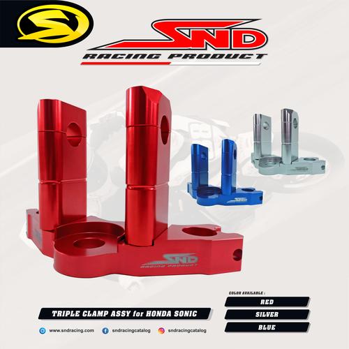 Jual TRIPLE CLAMP SND HONDA SONIC - Merah - Kota Cimahi - SND RACING ...