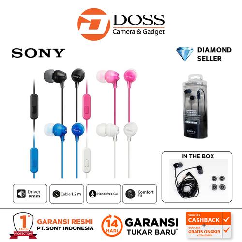 Promo Sony MDR-EX15AP In-Ear Headset / Sony EX15AP / Headset Sony ...