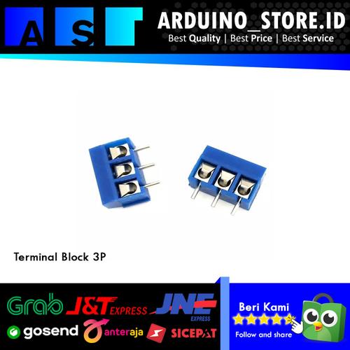 Jual TERMINAL PCB BLOCK SCREW 3 PIN KF301-3P BLUE - Kota Depok ...