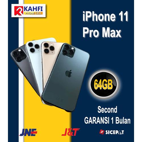 Jual Second iPhone 11 Pro max 64GB Mulus ex Inter,Fullset Bergaransi ...