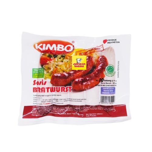 Jual Kimbo Sosis Sapi Mini ( isi 10 ) Bratwurst 500 gr - Jakarta ...