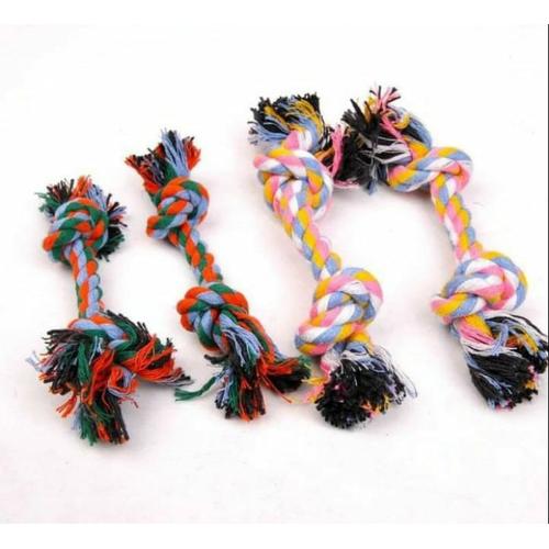 Jual Dog Toy Rope - Mainan Kunyah Tali Gigitan Anjing Kucing Tali ...