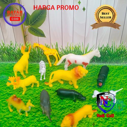 Jual Wild Animal Jungle Mainan Anak Binatang SNI Toy Kids Analimals ...