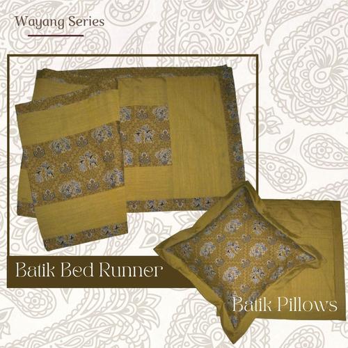 Jual Batik Pillows & Batik Bed Runner - Wayang Series - Batik Pillow ...